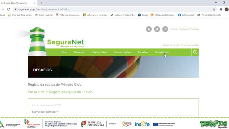 Seguranet: Jogos para o 1º e 2º Ciclo | Actualizado diciembre 2025